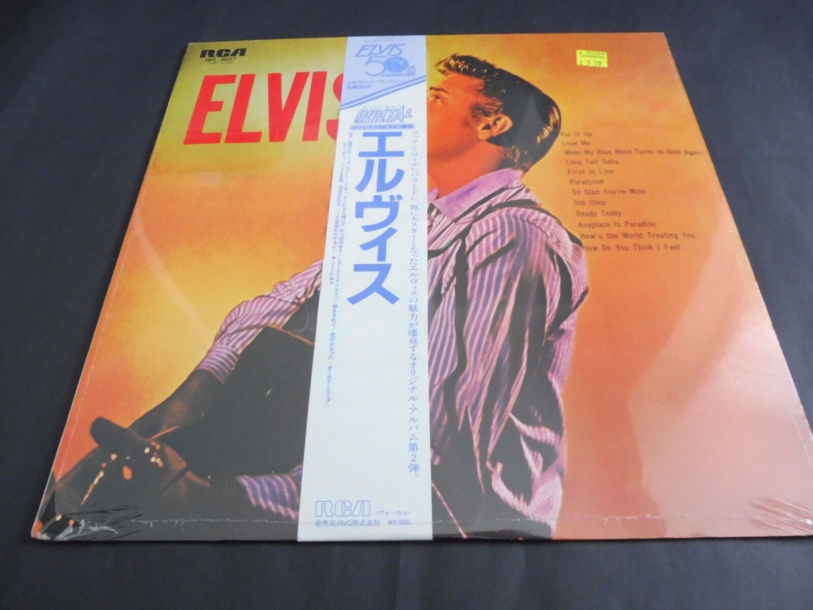popsike.com - Elvis Presley - Elvis 1985 JAPAN LP RCA 50th ANNIVERSARY ISSUE SEALED with OBI ...