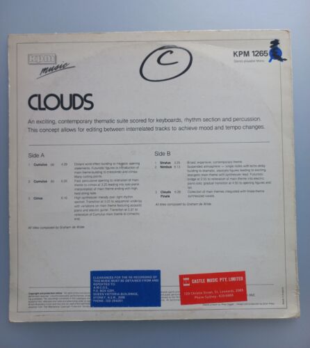 popsike.com - Graham De Wilde - Clouds. KPM Music. - auction details