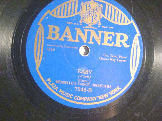 popsike.com - 78 : BANNER 7246-TOOTS MONDELLO/ERNIE GOLDEN-EASY/ LOVED ...