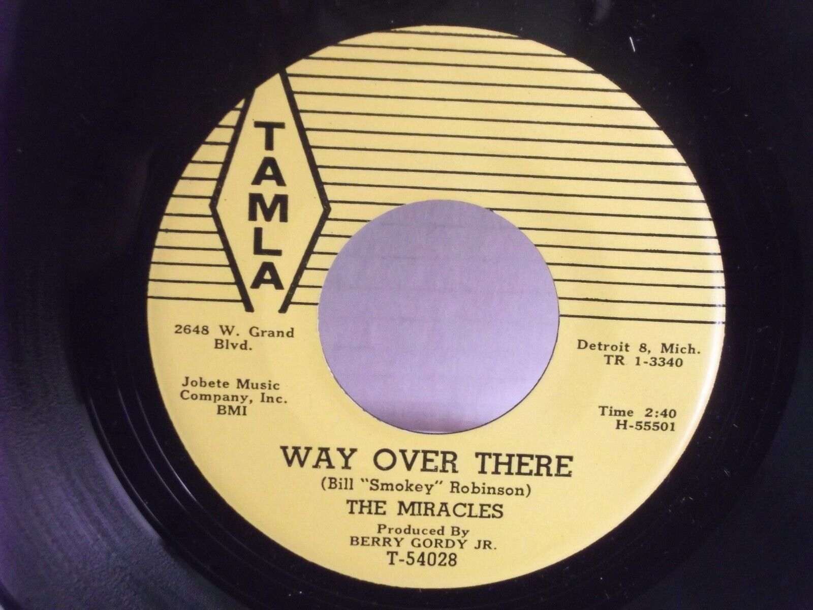 popsike.com - The Miracles,Tamla 54028,"Way Over There",US,7" 45,1960 ...