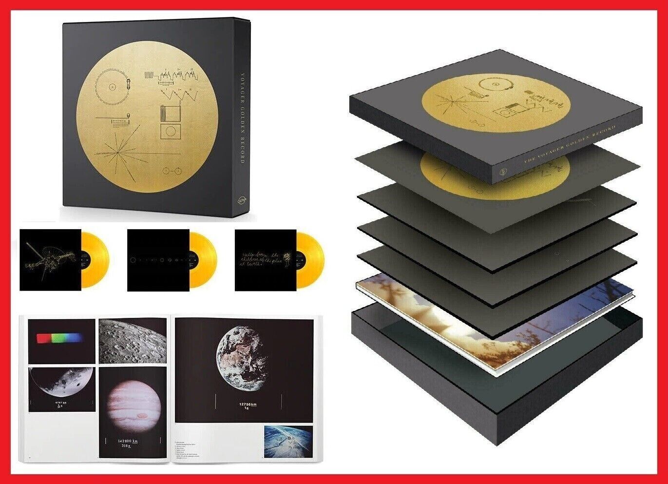 popsike.com - NASA Voyager Golden Record 40th Anniversary Soundtrack ...