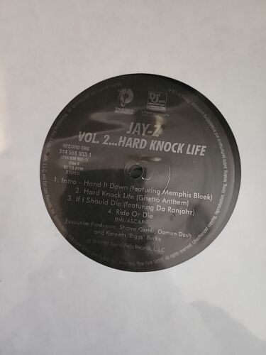 popsike.com - Jay-z Volume 2: Hard Knock Life by Jay Z Vinyl Record ...