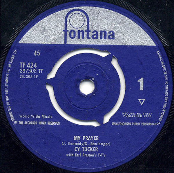 popsike.com - Cy Tucker With Earl Preston & The T.T.'s - My Prayer (7 ...