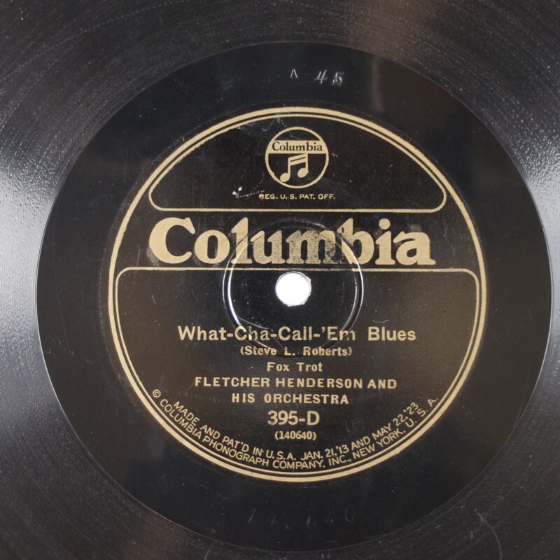 popsike.com - FLETCHER HENDERSON: Sugar Foot Stomp Columbia 395-D Louis ...