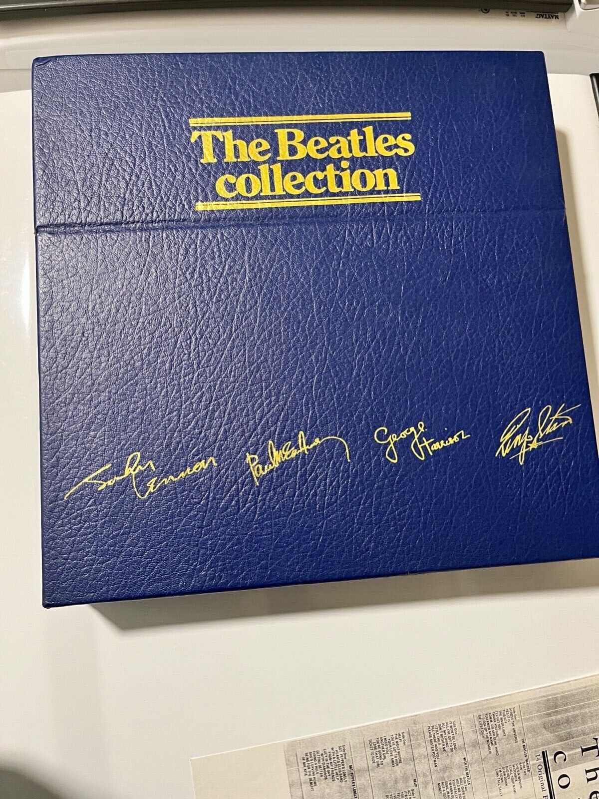 popsike.com - The Beatles Collection Vinyl Records Blue Box Set- BC13 ...