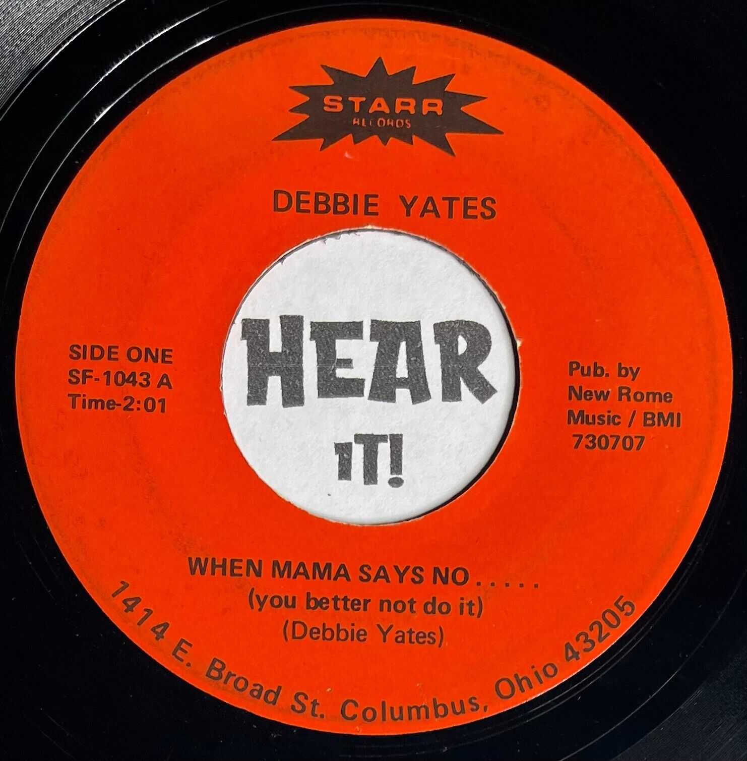 popsike.com - Hot Girl Country Mover 45 DEBBIE YATES When Mama Says No ...