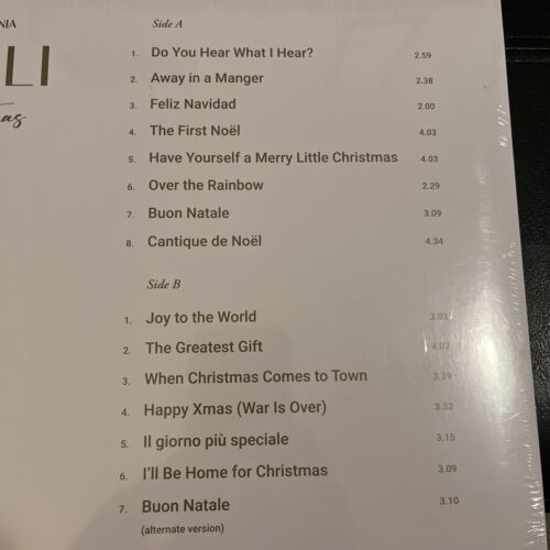 popsike.com - Andrea Bocelli, Matteo Bocelli, Virginia Bocelli - A ...