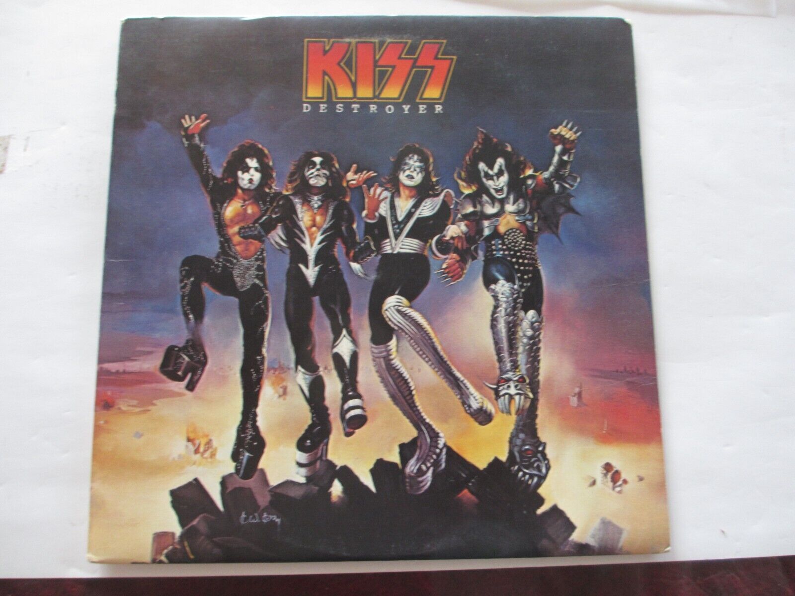 popsike.com - Kiss - Destroyer 1976 - 1st Press - RARE LABEL Misprint ...