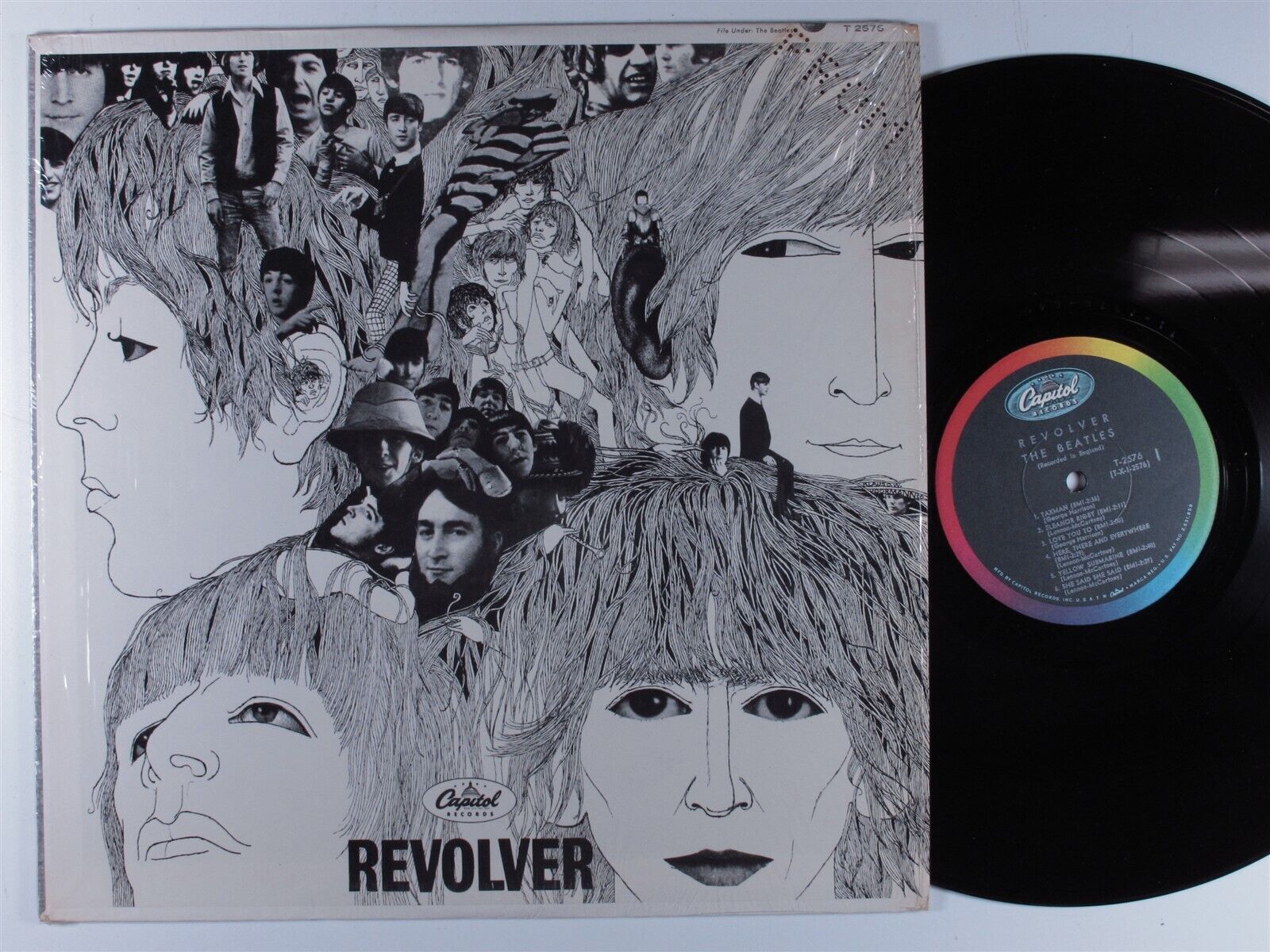 popsike.com - BEATLES Revolver CAPITOL LP VG+ mono promo SHRINK h ...
