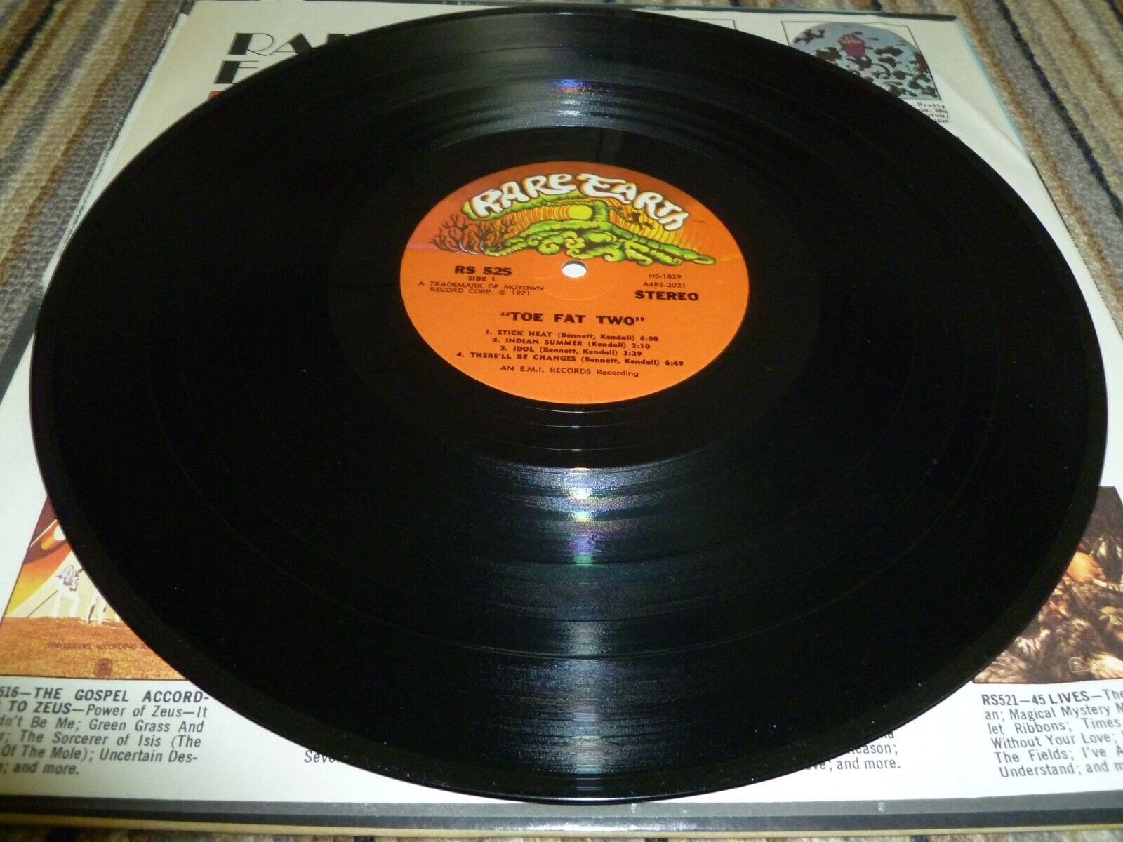 popsike.com - TOE FAT TWO, Rare Earth 525, Original 1971 Release M/M ...