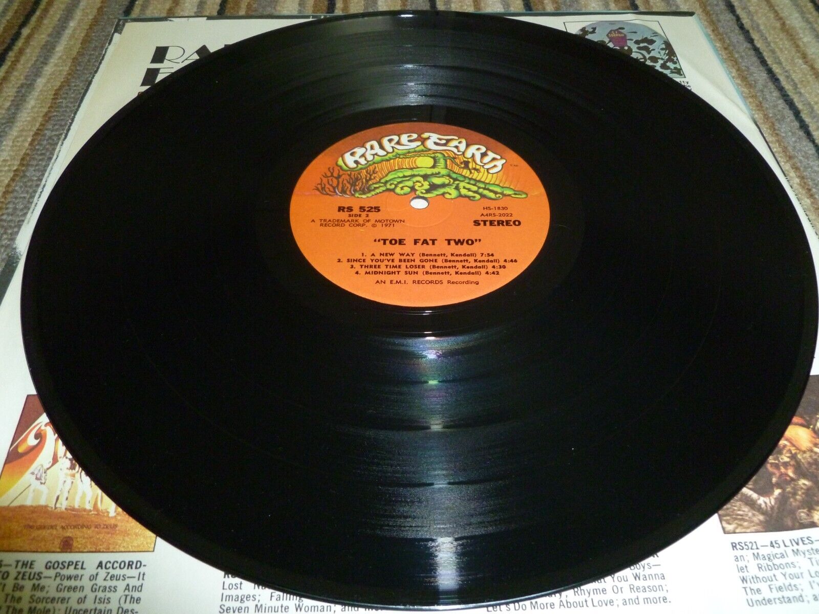 popsike.com - TOE FAT TWO, Rare Earth 525, Original 1971 Release M/M ...