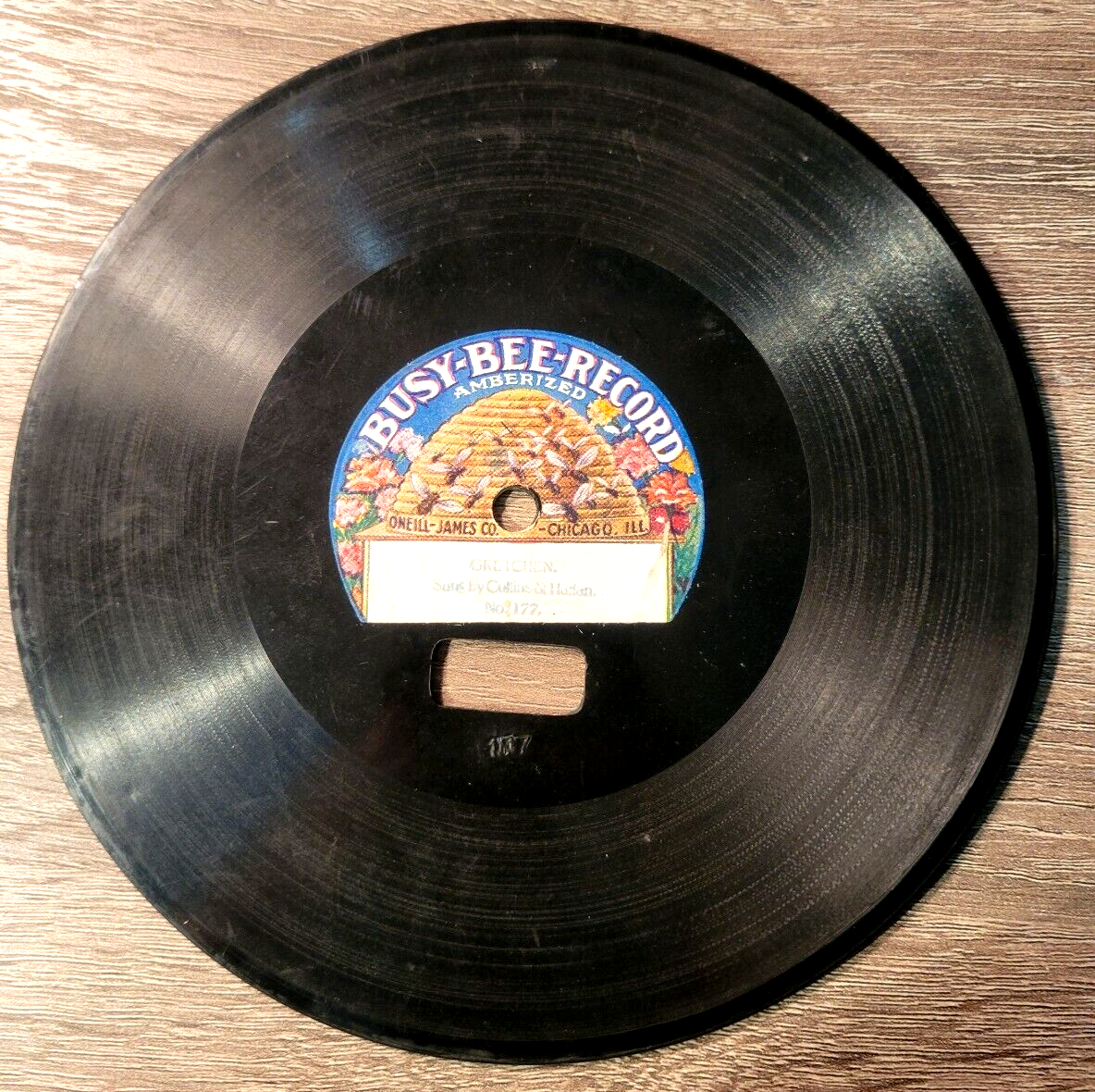 popsike.com - RARE BUSY-BEE-RECORD 7" 78 rpm No. 177 GRETCHEN SUNG BY ...