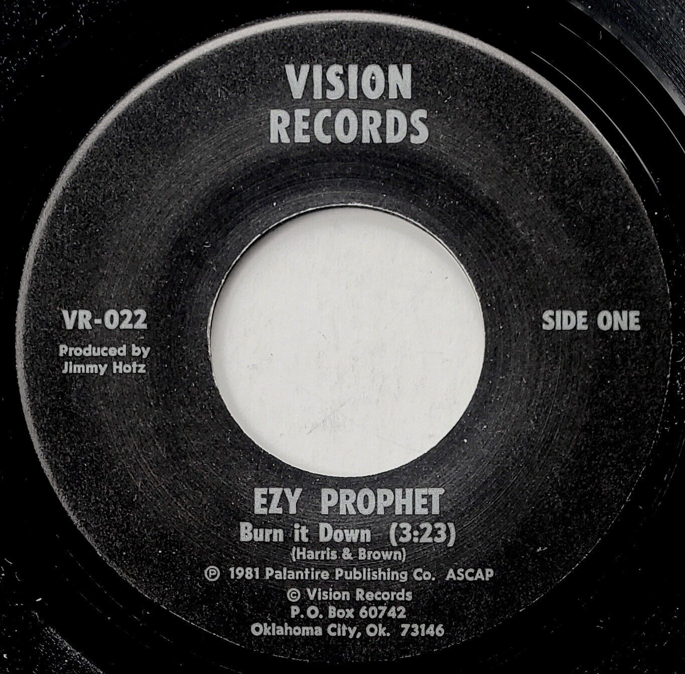 popsike.com - Ezy Prophet 45 Burn It Down - Rare 1981 Oklahoma AOR Hard ...