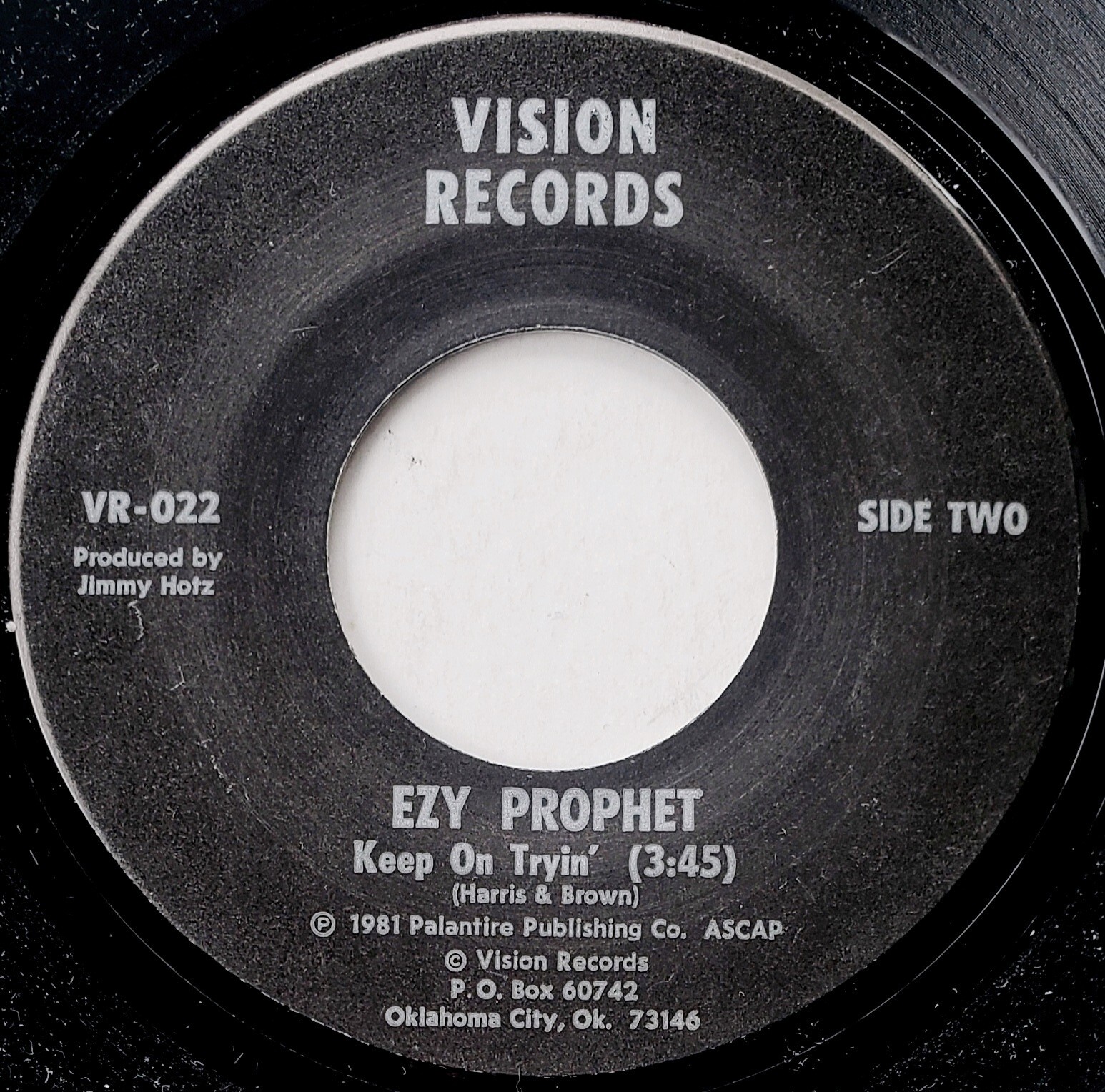 popsike.com - Ezy Prophet 45 Burn It Down - Rare 1981 Oklahoma AOR Hard ...