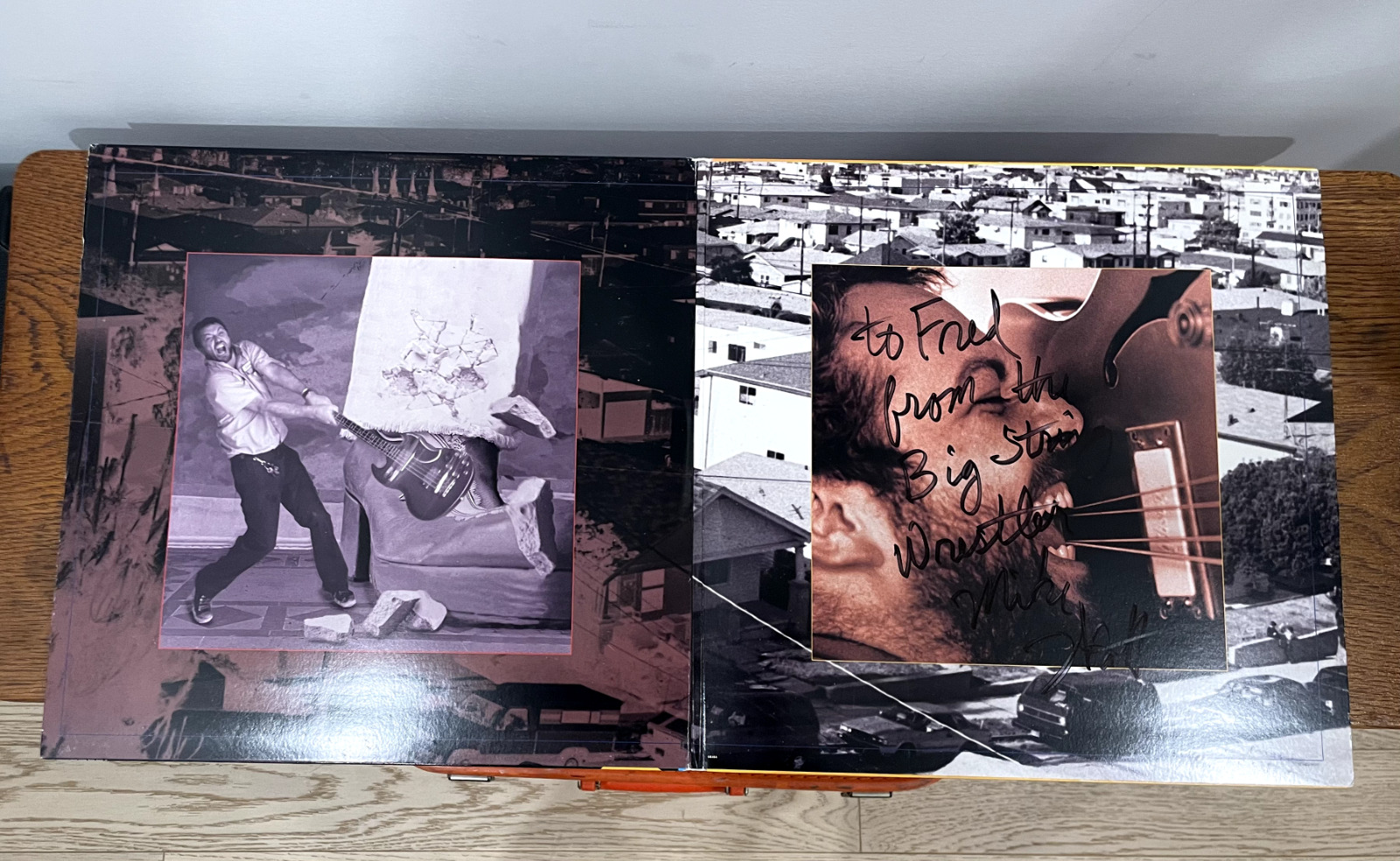 popsike.com - AUTOGRAPHED Mike Watt Ball-Hog or Tugboat? Record Blue ...