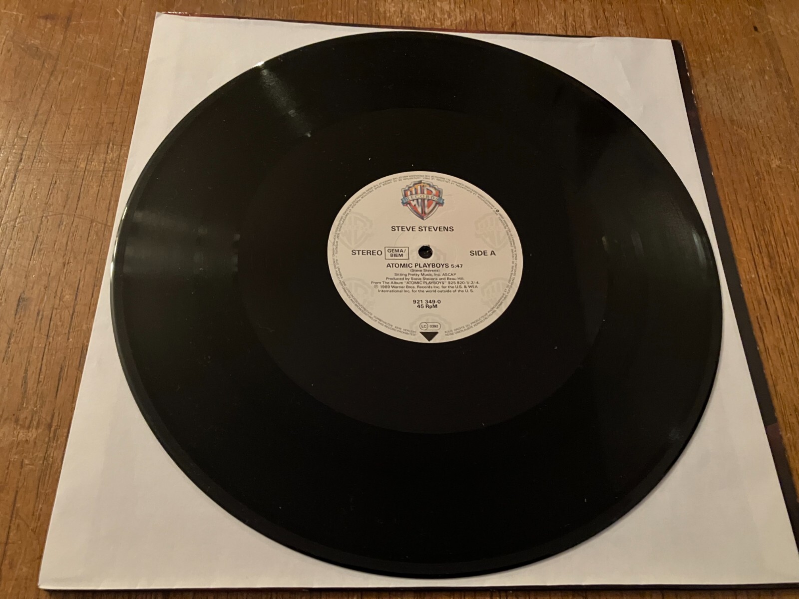 popsike.com - STEVE STEVENS ATOMIC PLAYBOYS 12" Maxi Single Vinyl 1989 ...