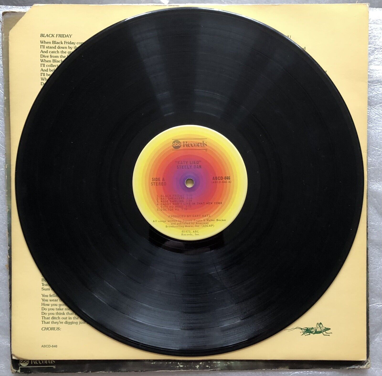 popsike.com - Steely Dan - Katy Lied - Original USA PROMO ABCD-846 ...