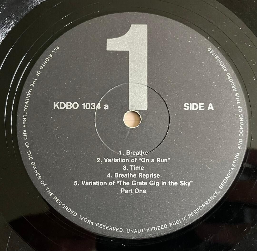 popsike.com - PINK FLOYD : LIVE AT THE RAINBOW KDBO 1034 Vinyl LP best ...