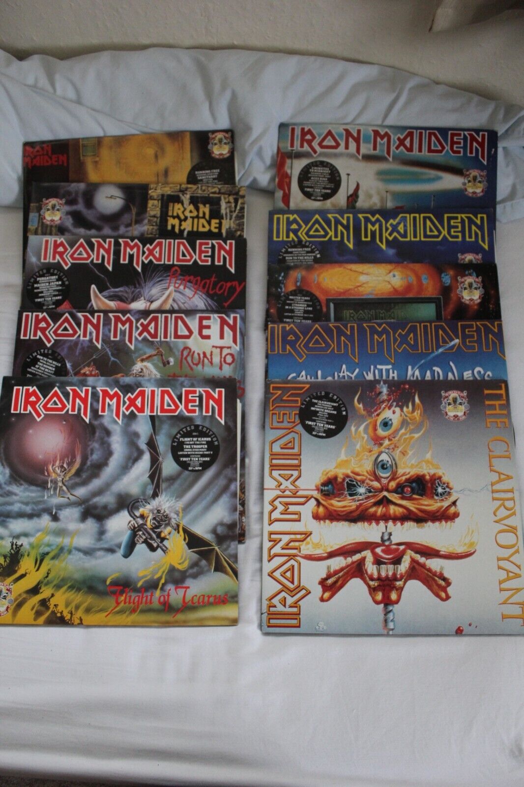 popsike.com - Iron Maiden The First Ten Years Vinyl Box Set Complete 20 ...