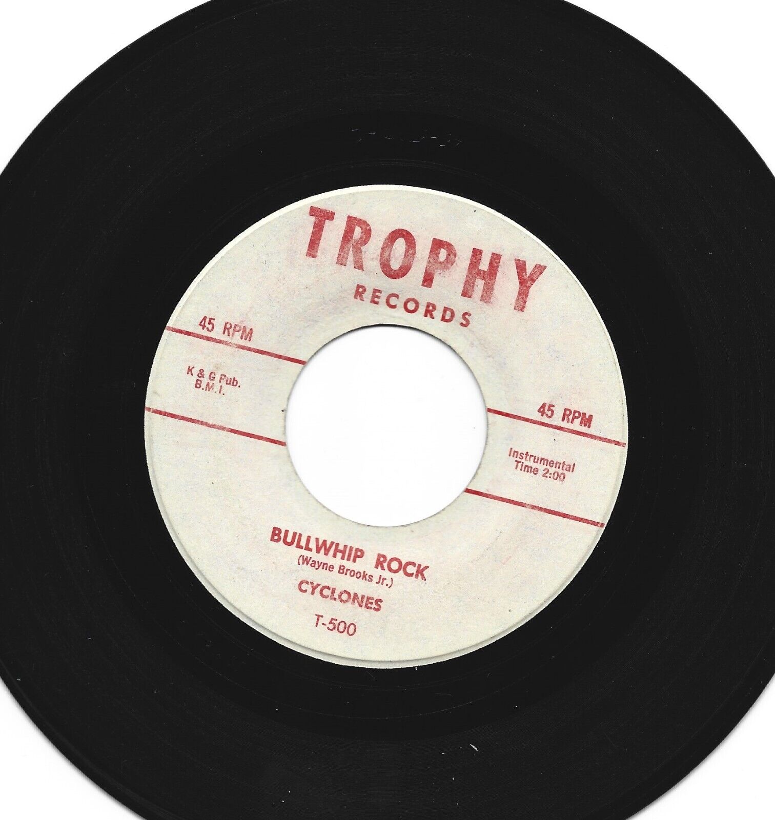 popsike.com - ROCKABILLY bw/ SURF INSTRO - 45 - BILL TAYLOR & CYCLONES ...