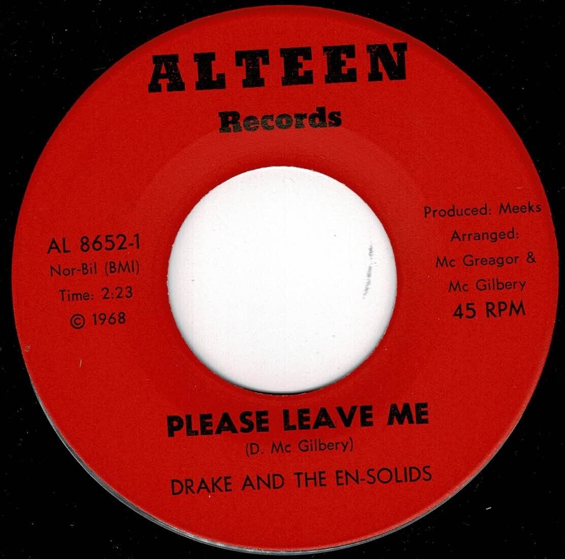 popsike.com - Drake and The En-Solids - Please Leave Me - Alteen ...