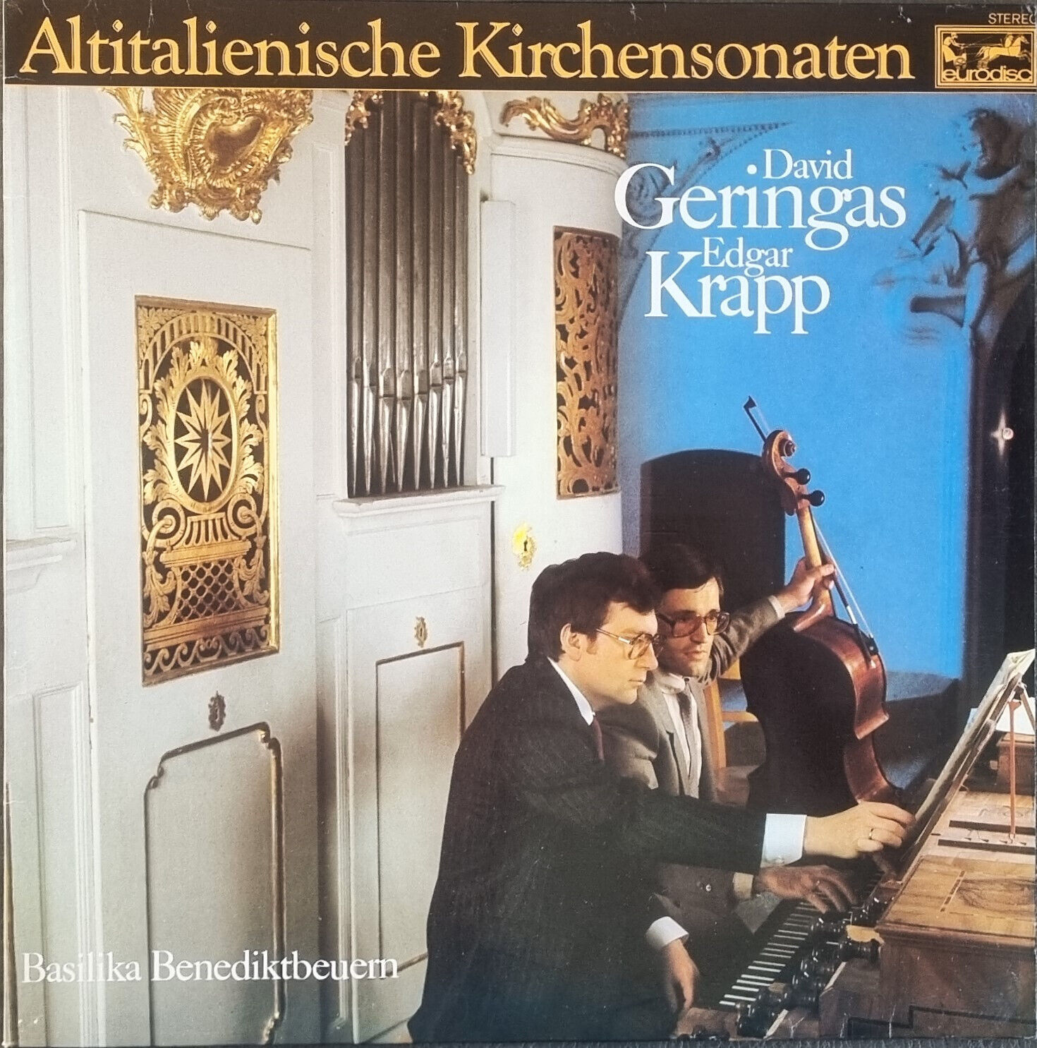 popsike.com - David Geringas, Edgar Krapp: Italian Church Sonatas ...