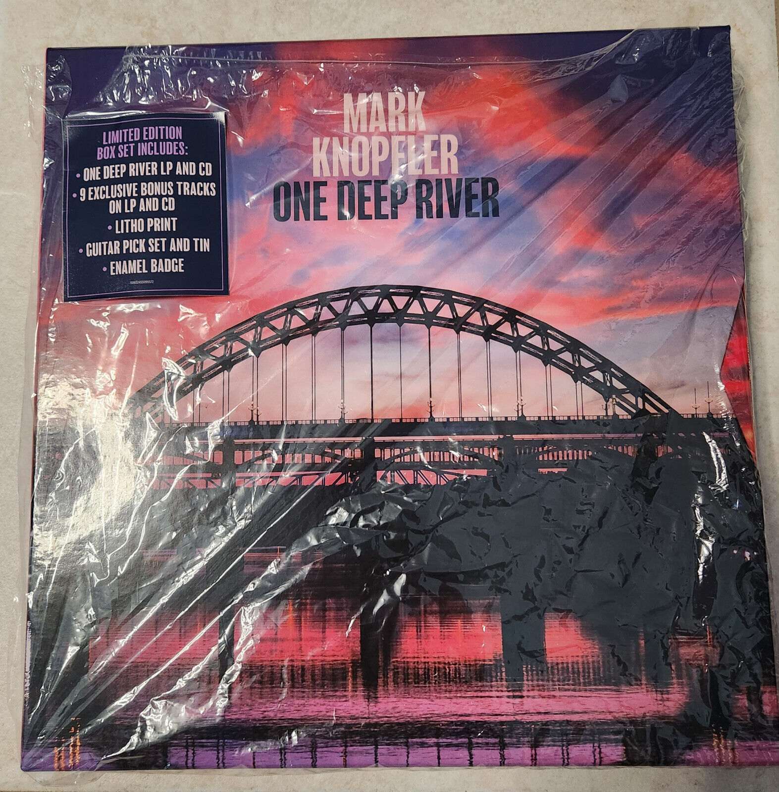 popsike.com - MARK KNOPFLER ONE DEEP RIVER [DELUXE EDITION] [3 LP/2 CD ...