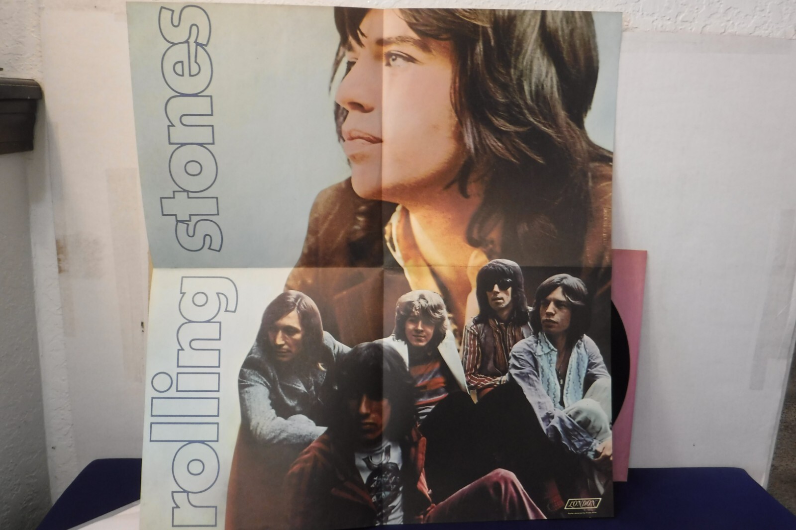 popsike.com - Rolling Stones, Let it Bleed, 1969 London NPS-4 Terre Haute with Poster - auction ...