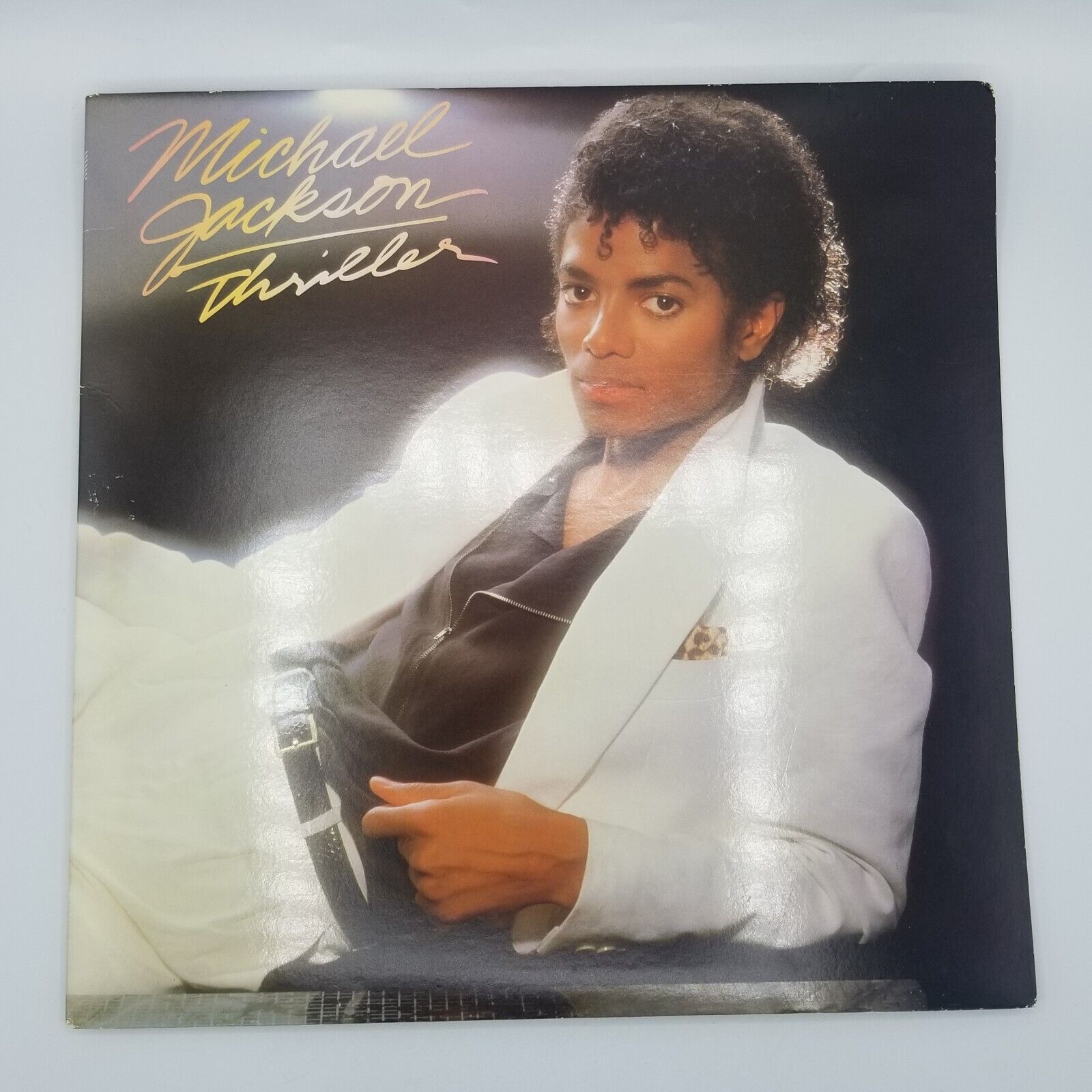 popsike.com - Rare Michael Jackson "Thriller" Vinyl Record Album Signed ...