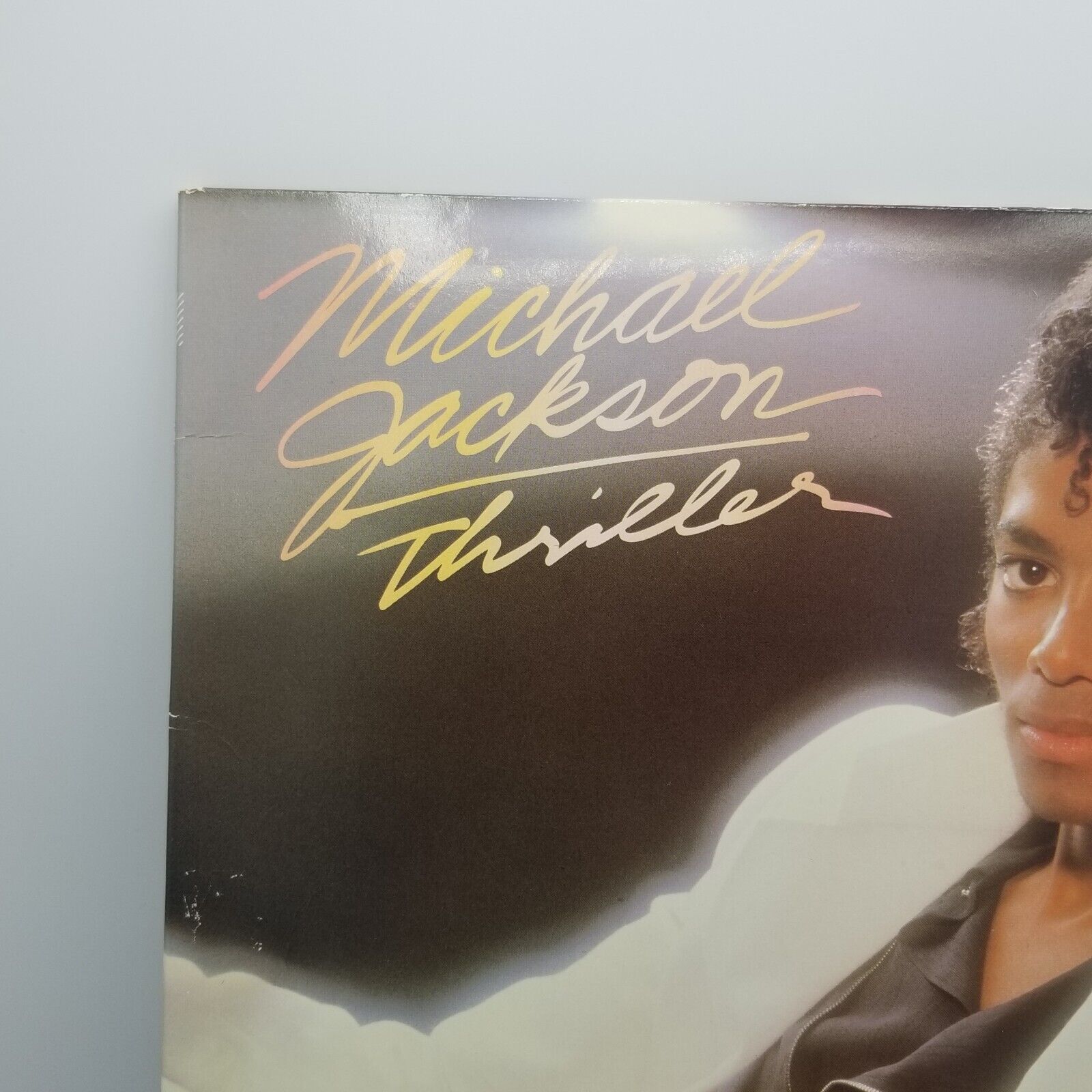 popsike.com - Rare Michael Jackson "Thriller" Vinyl Record Album Signed ...
