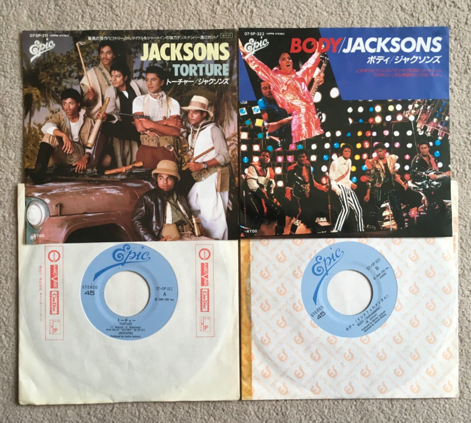 Popsike The Jacksons 7 Vinyl Torture Body Japan Auction Details