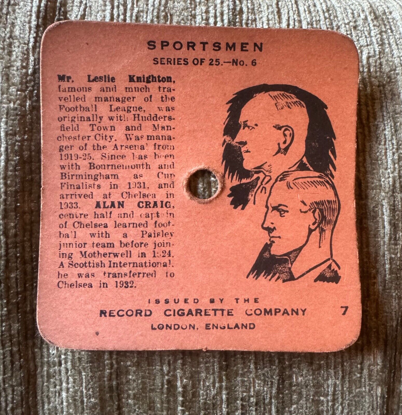 popsike.com - 78 Rpm 3" The Talkie Cigarette Card Record ‘Leslie ...