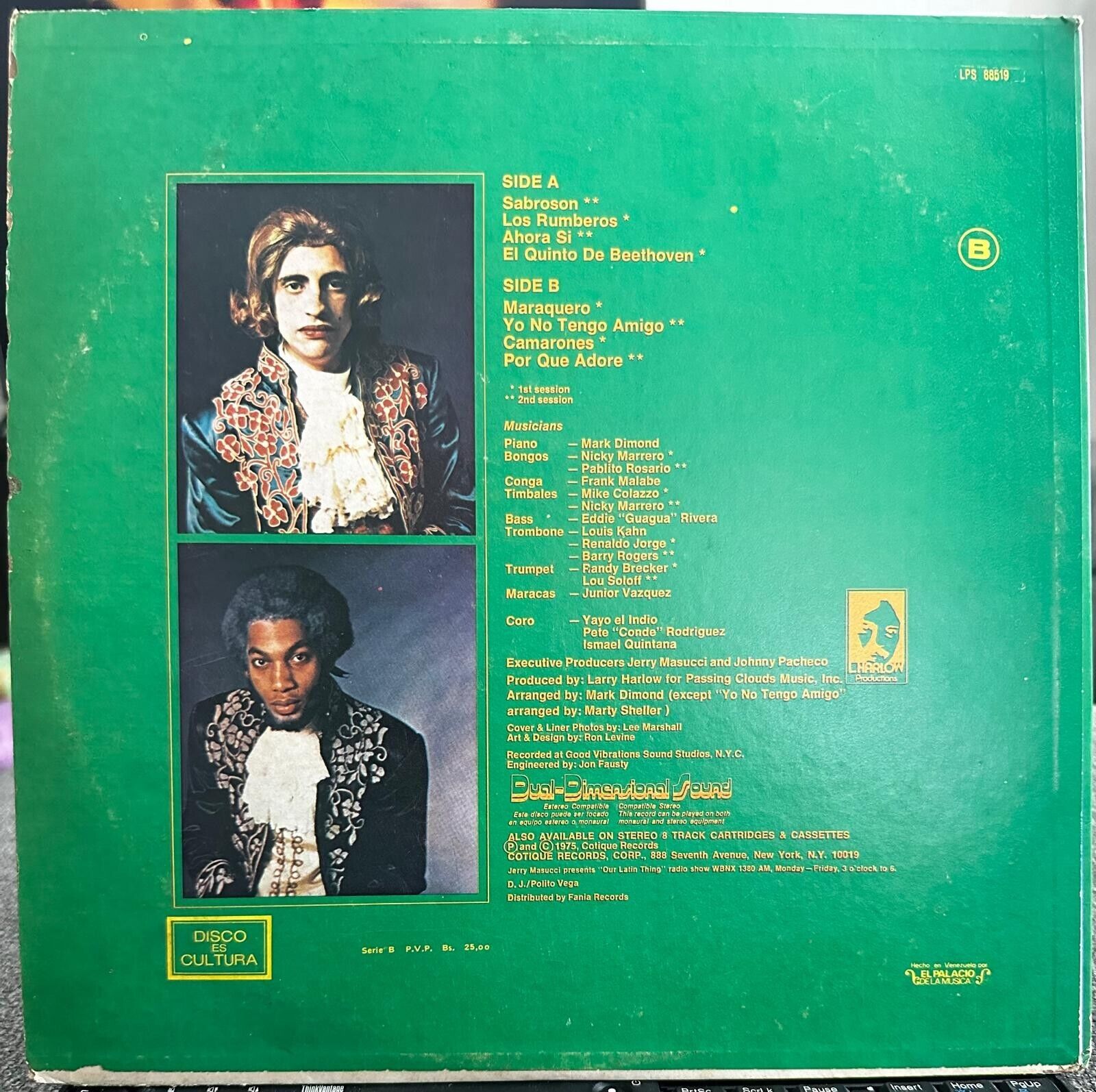 popsike.com - Markolino Dimond Con Frankie Dante – Beethoven's V ...