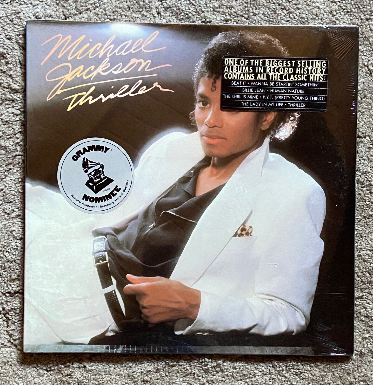 popsike.com - MICHAEL JACKSON Thriller SEALED Vinyl LP 1982 Epic ...