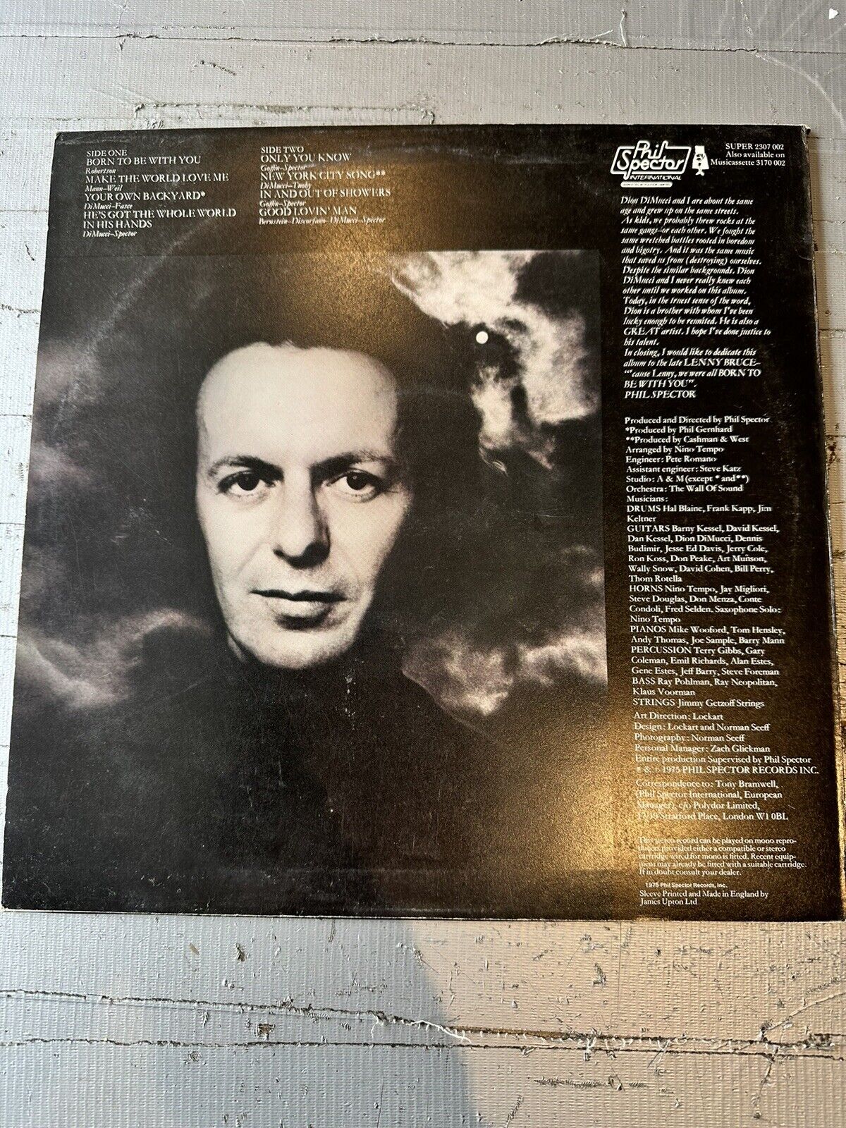 popsike.com - Dion Born To Be With You NM Vinyl Record 1st UK Press A1 ...
