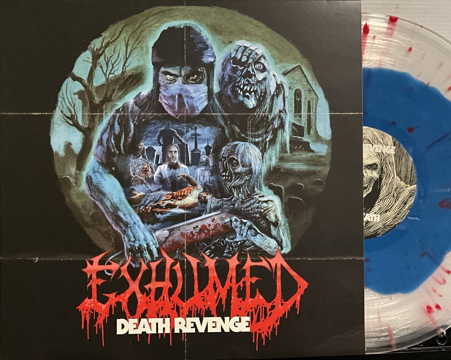 popsike.com - Exhumed - Death Revenge LP 2017 Relapse – RR7386 [Aqua ...