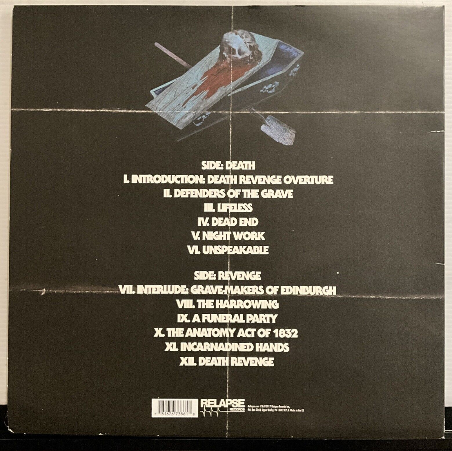 popsike.com - Exhumed - Death Revenge LP 2017 Relapse – RR7386 [Aqua ...