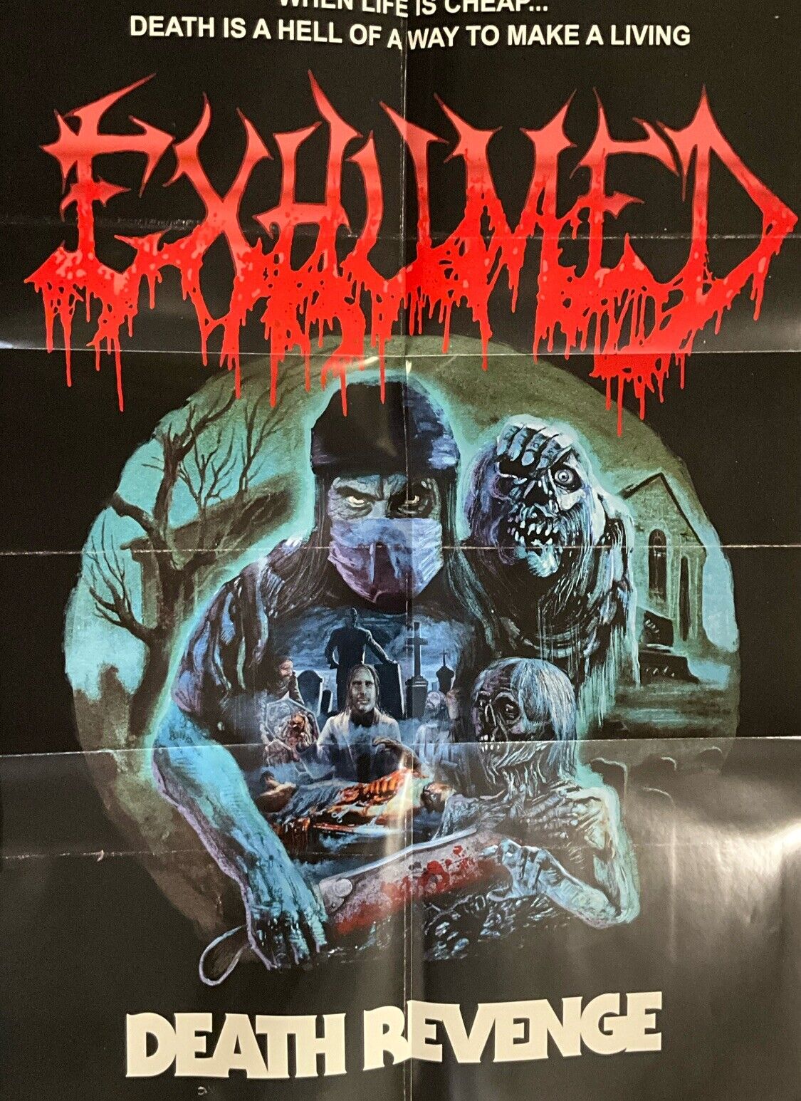 popsike.com - Exhumed - Death Revenge LP 2017 Relapse – RR7386 [Aqua ...