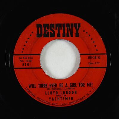 popsike.com - Rockabilly Doo-Wop 45 - Lloyd London w/ The Yachtsmen ...