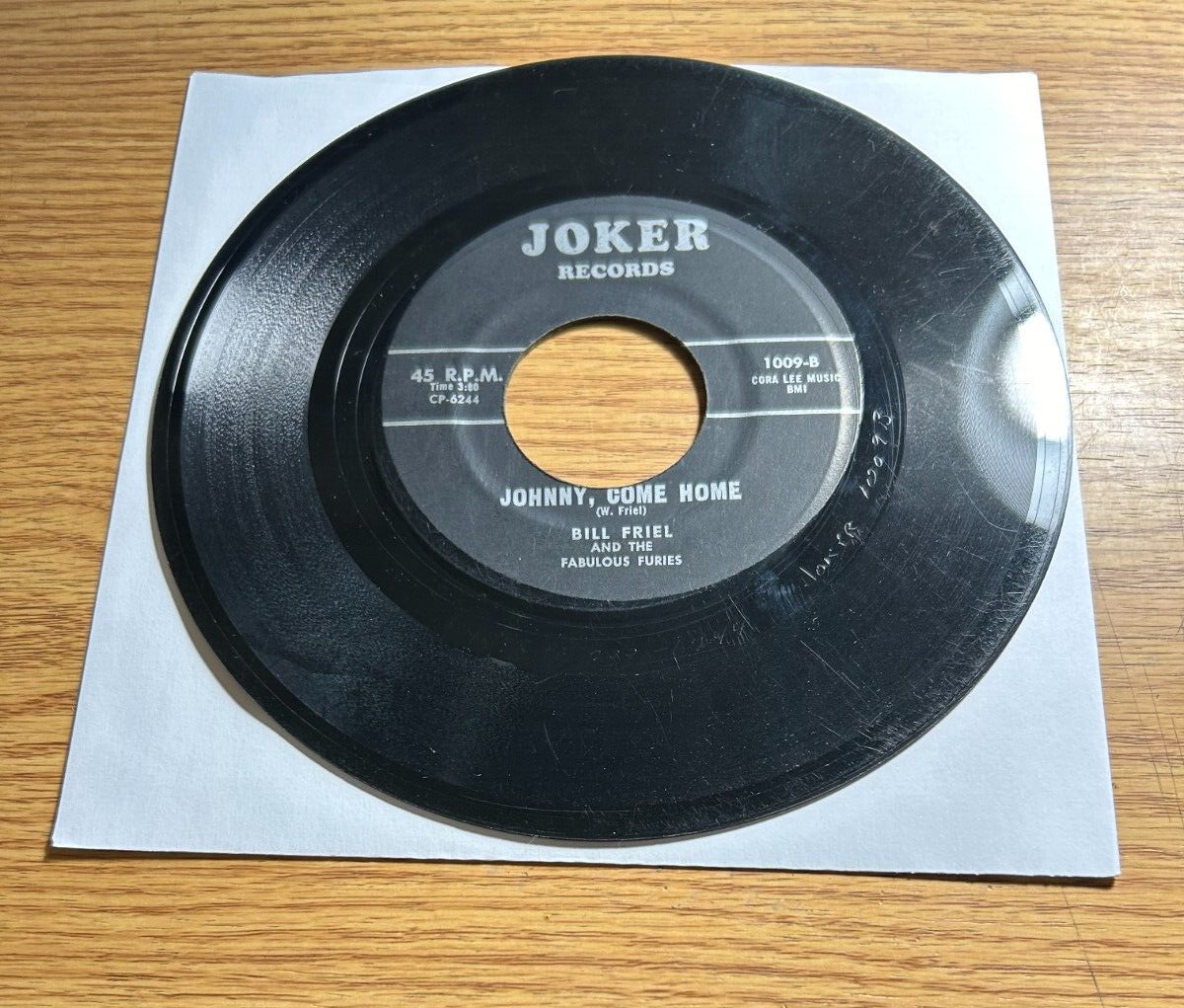 popsike.com - 1961 SURF GUITAR GARAGE 45 BILL FRIEL FORT LAUDERDALE U.S ...