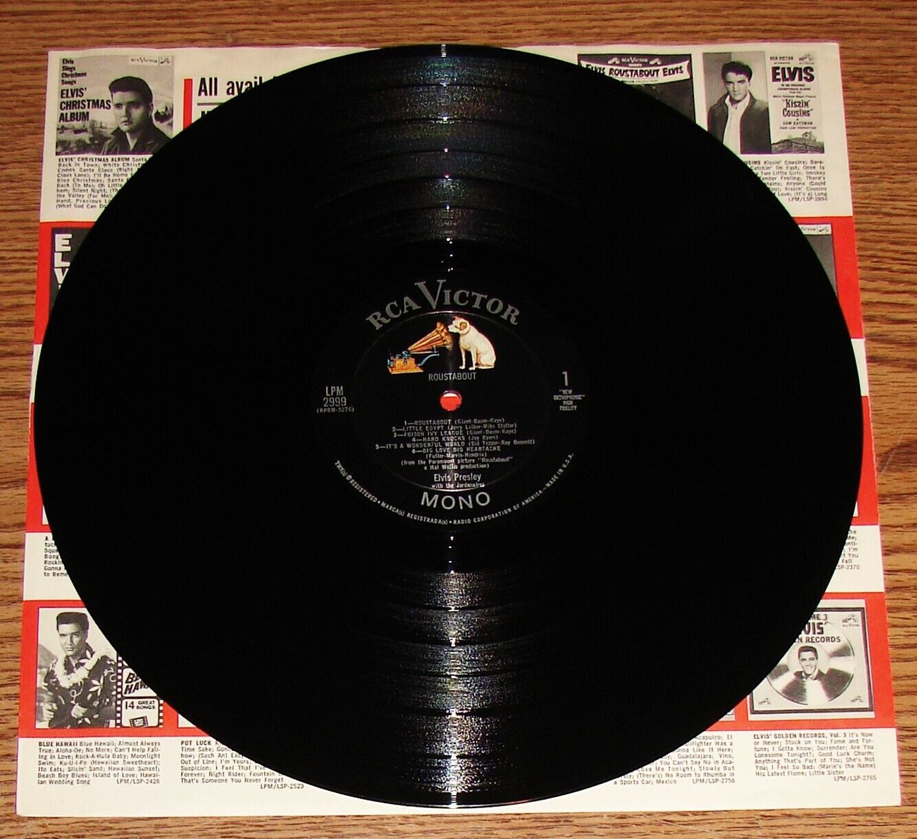 popsike.com - Elvis Presley Roustabout MONO LABEL LPM-2999 1st Issue w ...