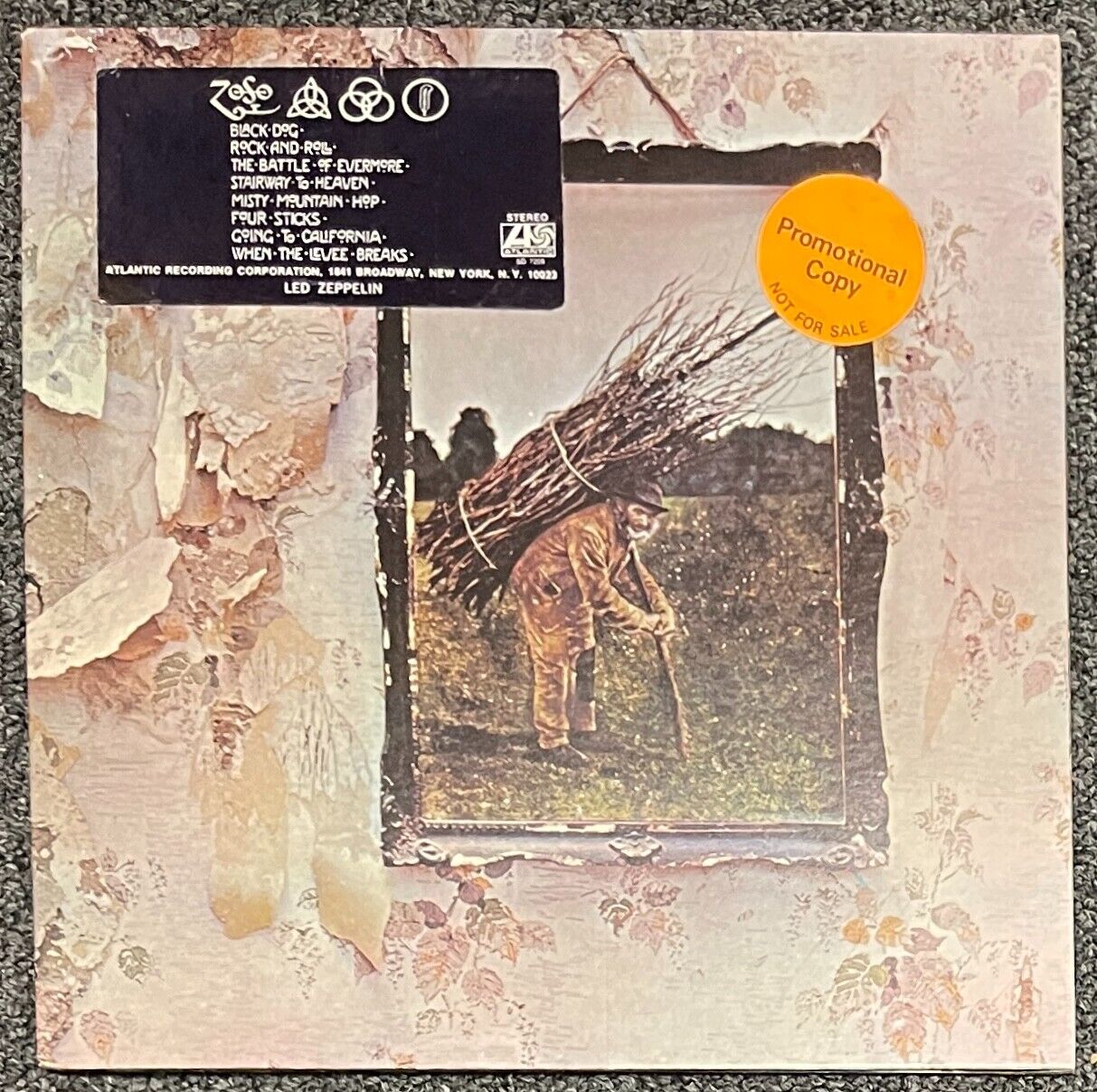 popsike.com - LED ZEPPELIN IV ZOSO - White Label Promo - Presswell ...