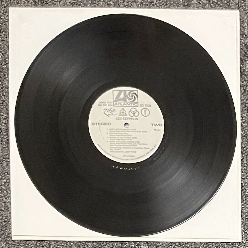 popsike.com - LED ZEPPELIN IV ZOSO - White Label Promo - Presswell ...