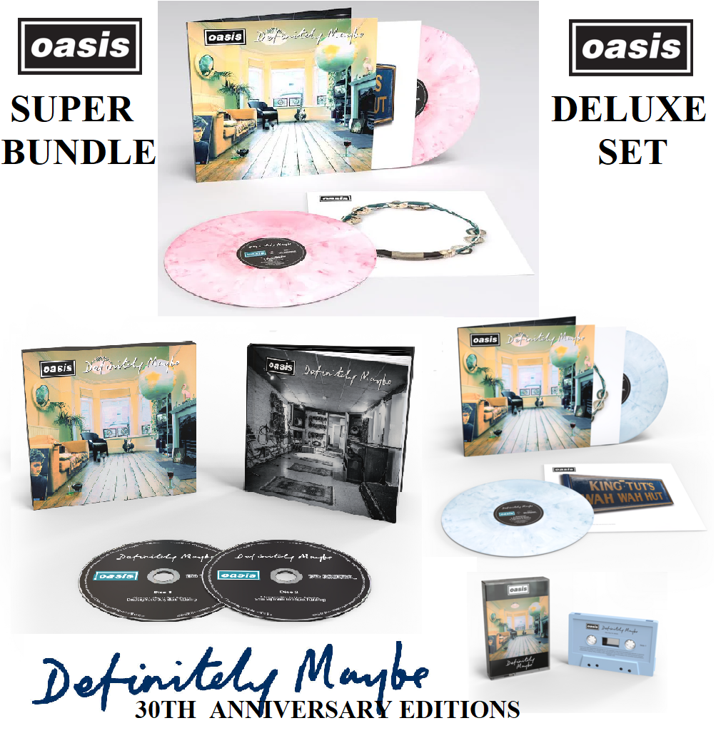 popsike.com - OASIS - DEFINITELY MAYBE 30th Anniversary SUPERDELUXE ...