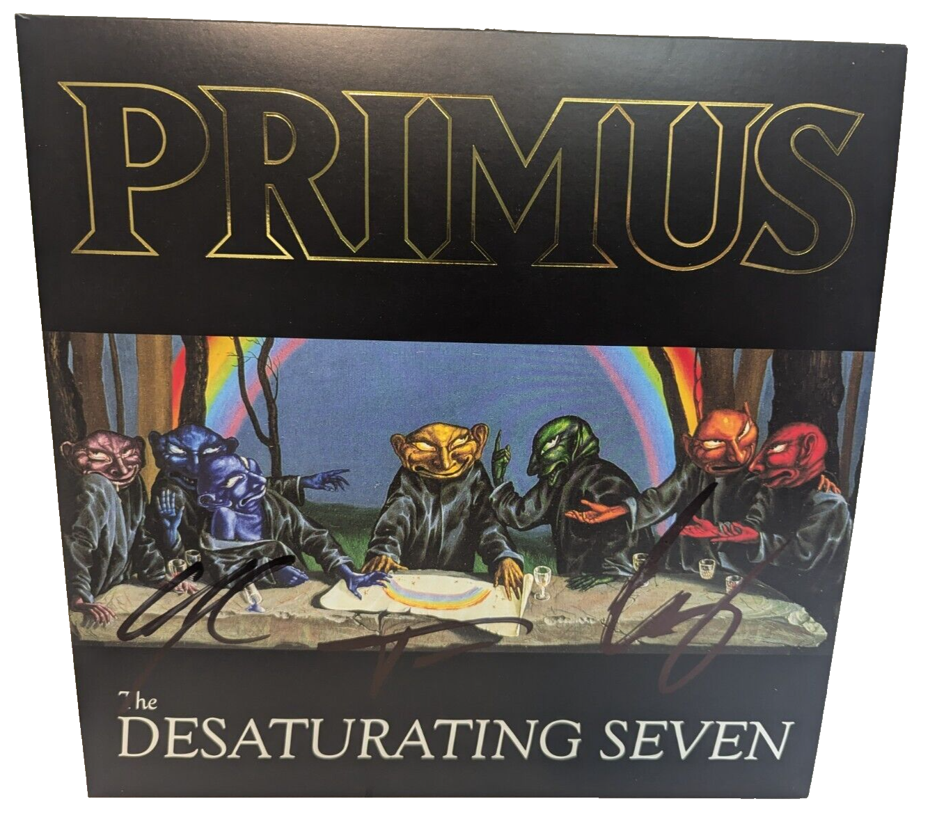 popsike.com - Primus The Desaturating Seven SIGNED Vinyl LP RAINBOW ...