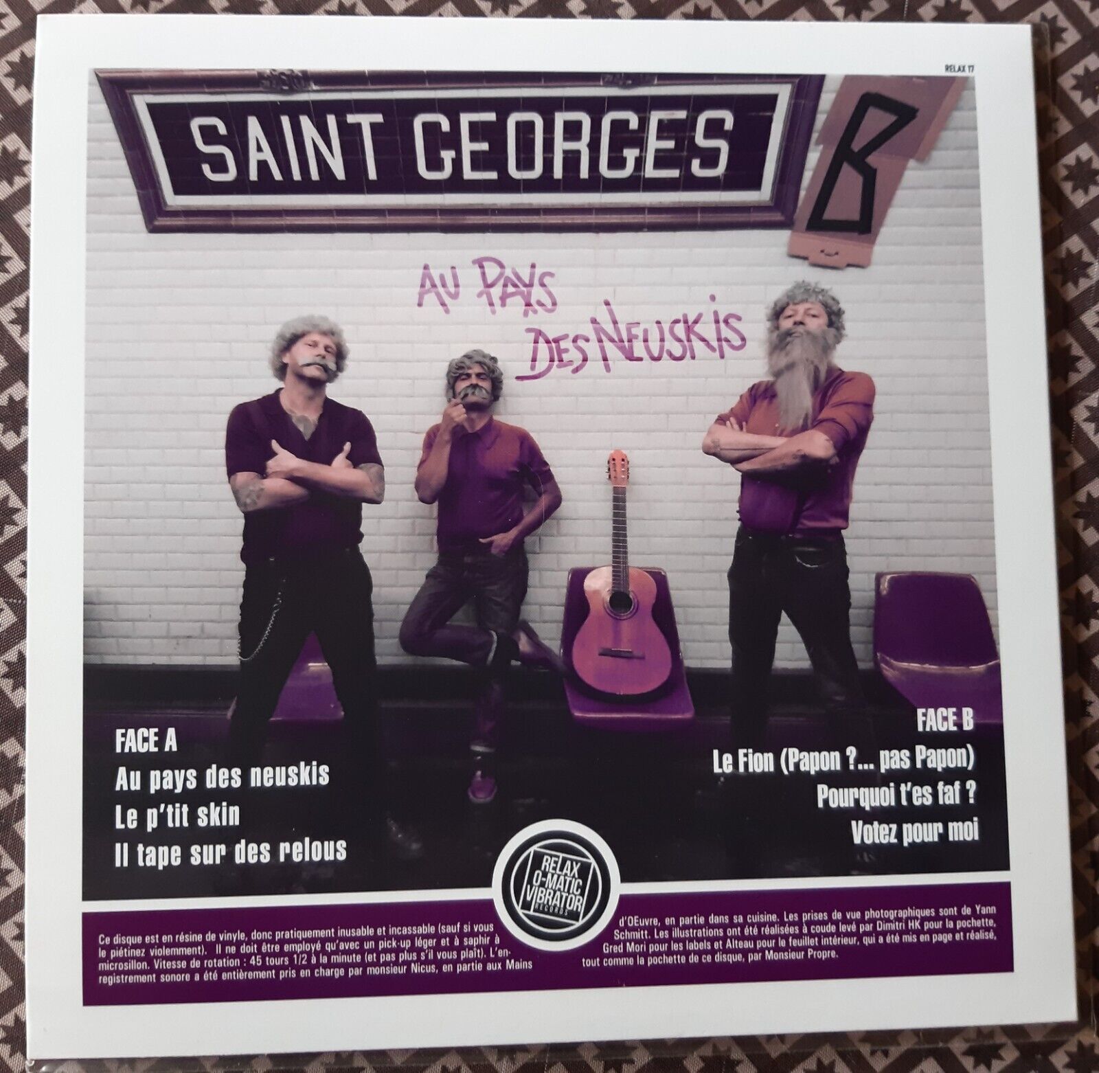 popsike.com - ST GEORGES B au pays des neuskis punk oi camera silens snix tolbiac evil skins ...