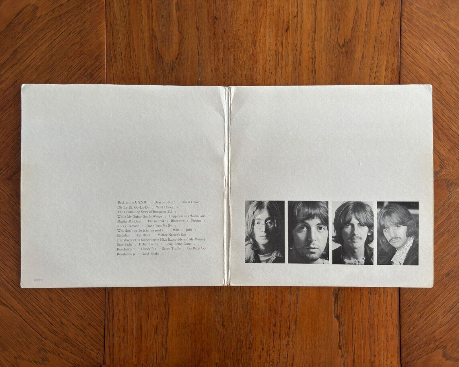 popsike.com - Rare Beatles White Album | Lost Harrison Rejected Mix ...