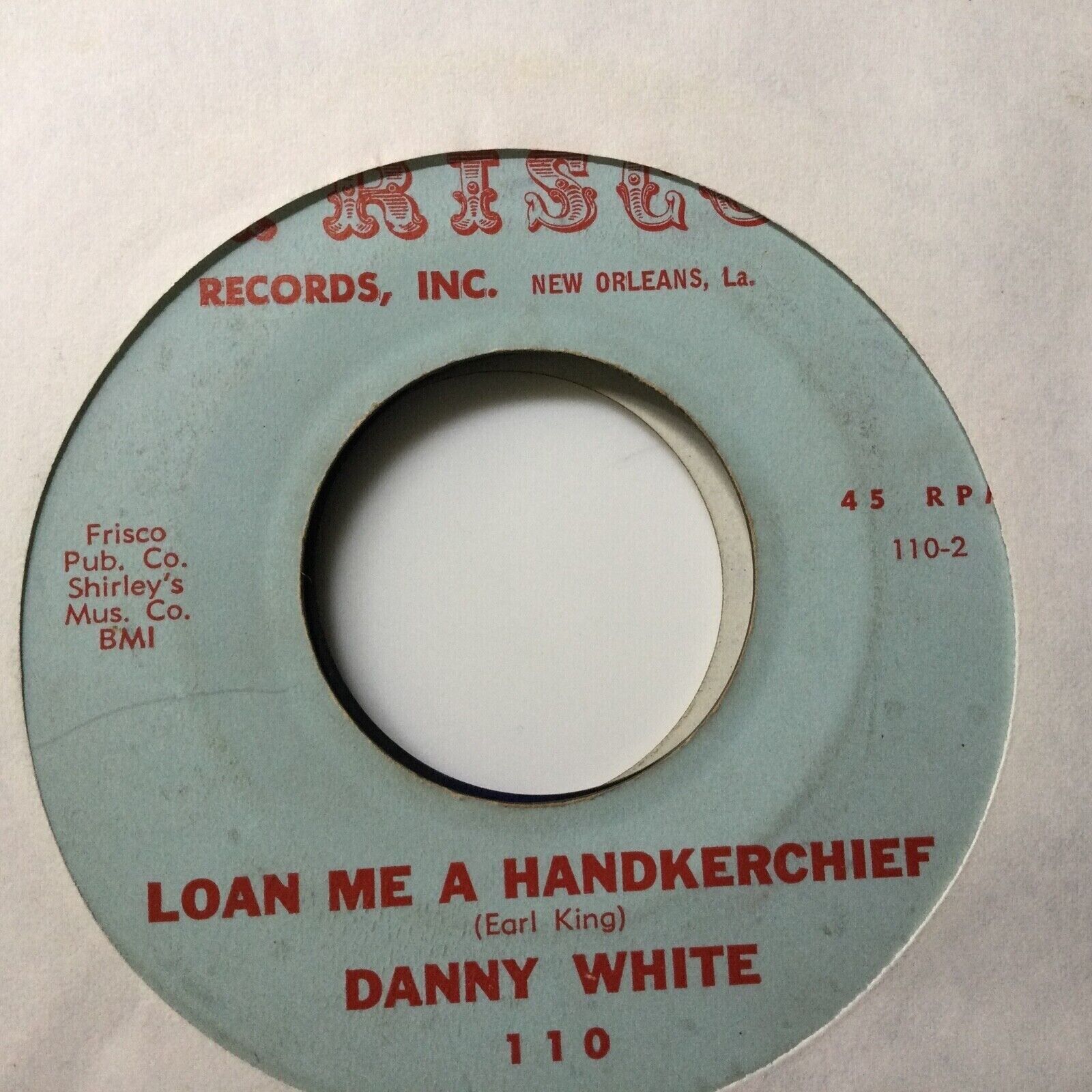 popsike.com - DANNY WHITE - ONE LITTLE LIE - FRISCO 110. - auction details