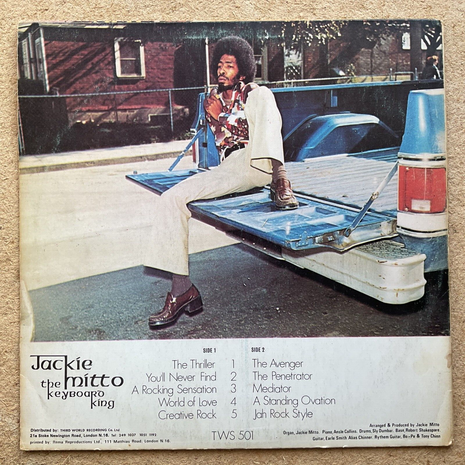popsike.com - JACKIE MITTO "The Keyboard King" orig UK 1976 THIRD WORLD ...