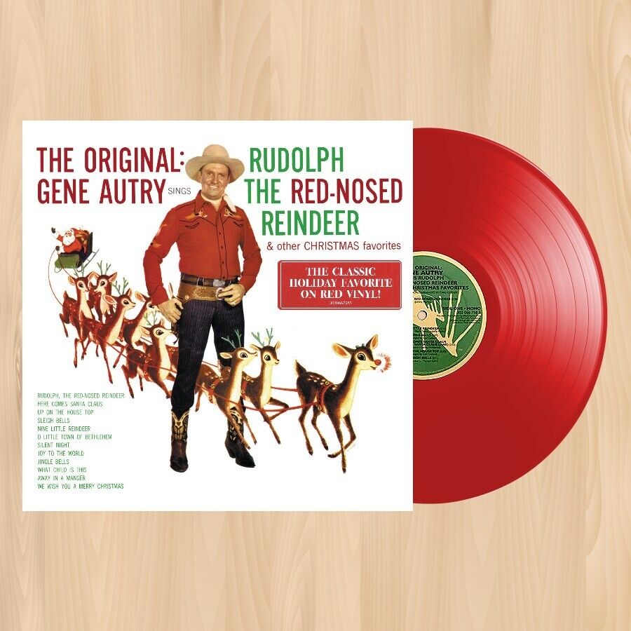 popsike.com - RED VINYL---- GENE AUTRY Rudolph the Red Nosed Reindeer ...